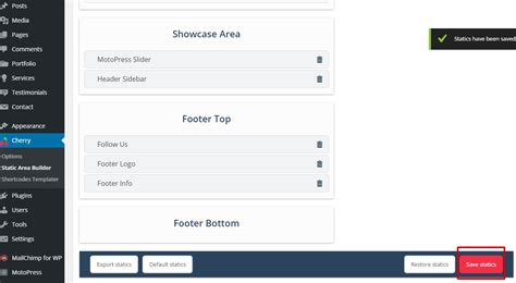 Cherryframework 4 How To Use Statics Editor Template Monster Help