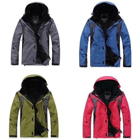 고품질 남자 투피스 재킷 라이너 윈드 브레이커 방수 방풍 재킷 등산 하이킹 아웃웨어 육군 군사 재킷하이킹 재킷 Aliexpress