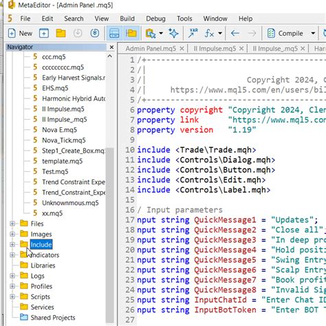 creating a trading administrator panel in mql5 part iv login