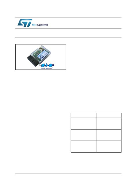 Spc5 Udestk Datasheet 1 4 Pages Stmicroelectronics Support Service Provided Through