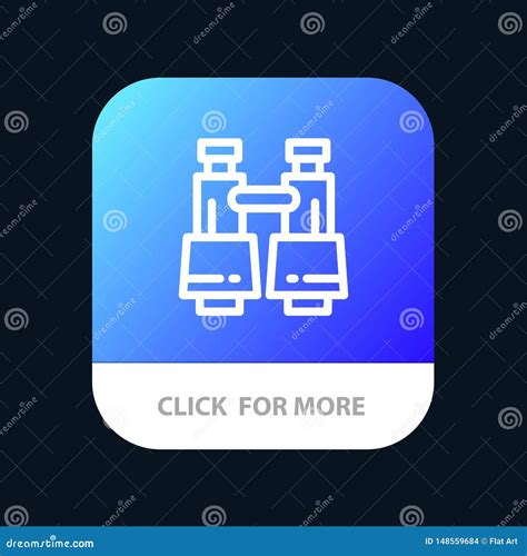 Binoculars Field Glasses Search Vision Mobile App Button Android