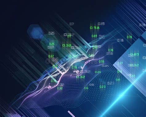 预测分析的抽象未来主义概念 量子虚拟密码 大数据 区块链 业务可视化 库存例证 插画 包括有 无政府主义 选择 170081972