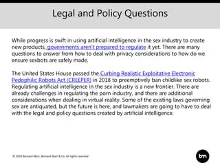 How Robots IoT And Artificial Intelligence Are Changing How Humans Have Sex PPTX