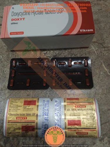 Doxypen Doxycycline Capsules Ip Strength 100mg At Rs 25 Stripe In Nagpur