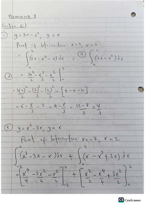 Calc2 Homework 1 Homework 1 Section 6 I Point It Intersection 2 2 I