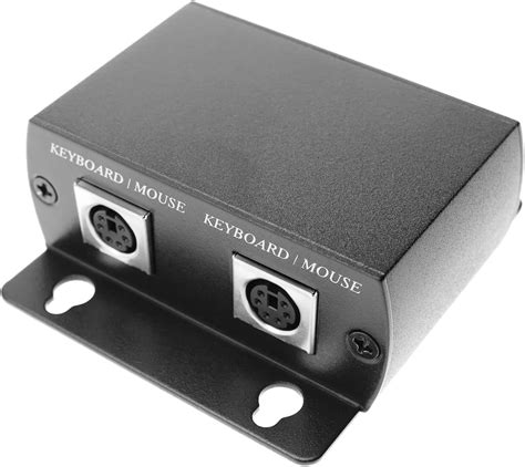 Bematik Keyboard And Mouse Extender Usb Ps2 Cat5 Utp Transmitter And Receiver Km02 Amazon