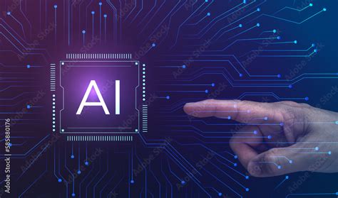 The Concept Of Artificial Intelligence Ai Machines And Deep Learning Neural Networks And