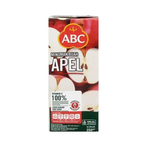 Jual Minuman Abc Minuman Buah Apel 250 Ml Shopee Indonesia