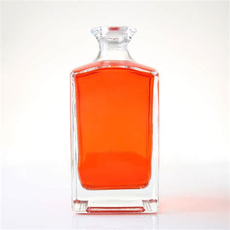 Square 700ml Tequila Gin Whisky Spirit Liquor Super Flint Glass Bottle Glass Bottle And Liquor