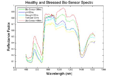 the dirsig generated color image showing biosensors left and right of