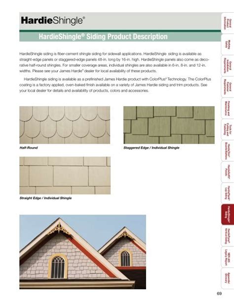 Hardieshingle® Siding Product Description James Hardie