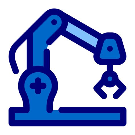 Robotic Arm Generic Blue Icon