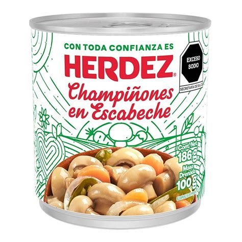 Champiñones Herdez En Escabeche 186 G Walmart