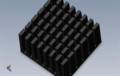 铝制散热器模型图纸免费下载 懒石网