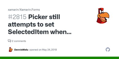 Picker Still Attempts To Set Selecteditem When Bindingcontext Goes To