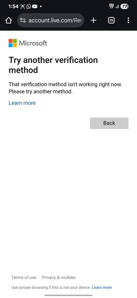 Unable To Reset My Password Microsoft Qanda