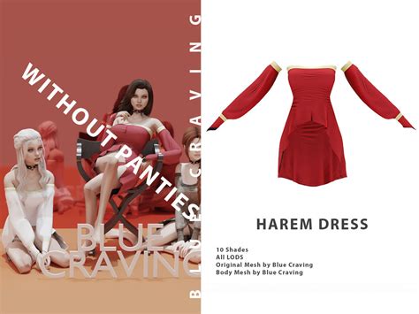Harem Dress Without Panties By Bluecraving On Deviantart