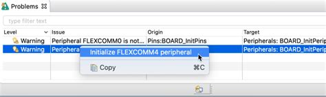 warning fc4 not initialised fix mcu on eclipse