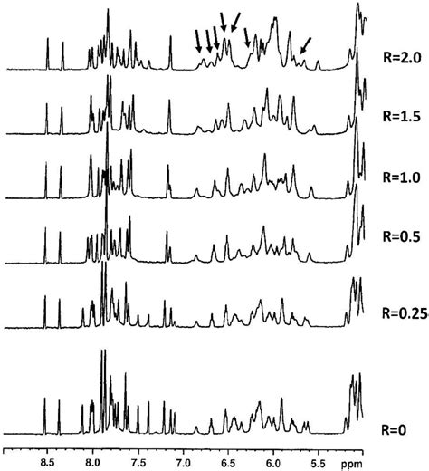 Aromatic And Anomeric Protons Region Of The 1 H Nmr Titration Spectra