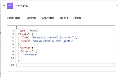 Filter Array Action In New Designer Doesnt Properly Display Expression · Issue 3440 · Azure