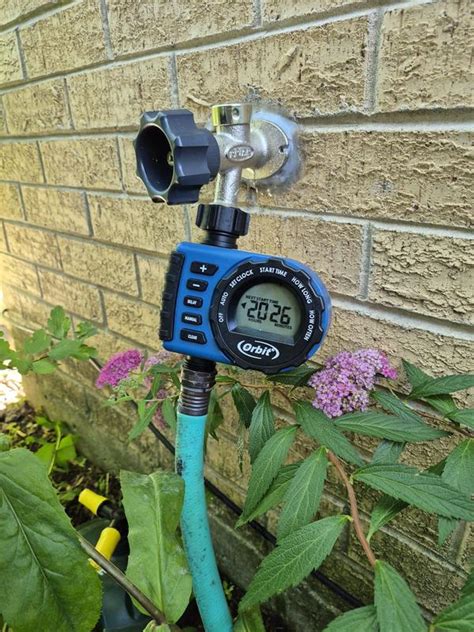 Orbit 1 Output Port Stationary Digital Hose End Timer 24606 At