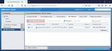 Add A Vmkernel Interface Vmkx On A Vmware Esxi 67 Hypervisor