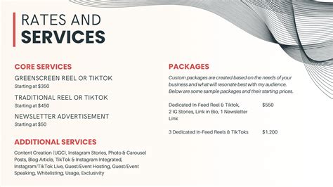 How To Create Your Own Influencer Media Kit Examples From Creators