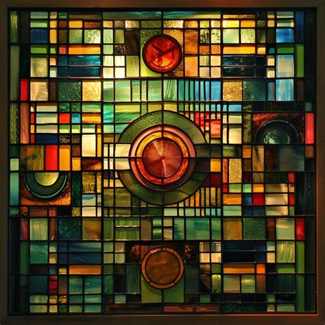 Frank Lloyd Wright Stained Glass Window