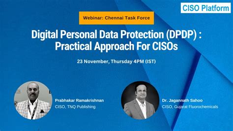 Cisoplatform On Linkedin Dpdp Dataprotection Ciso