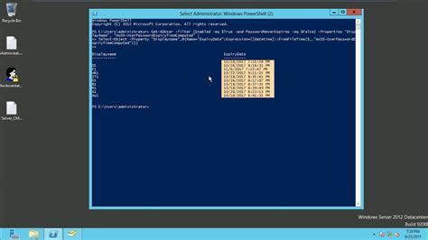 How To Check User Account Password Expirydate Using Powershell Youtube