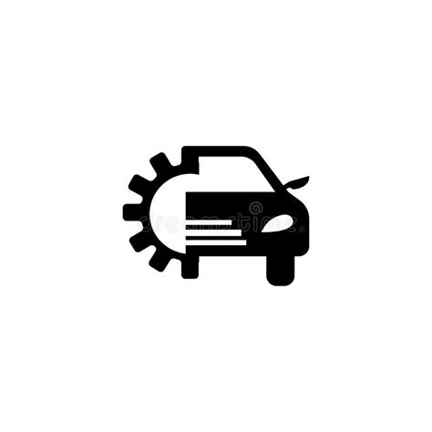Car Arrangement Logo Illustration Vector Abstract Design Stock Vector