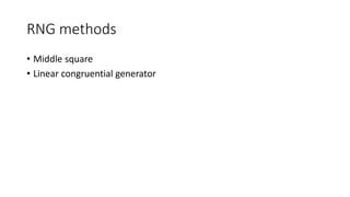 Random Number Generator Pdf