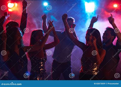 Ecstatic Dancing Stock Image Image Of Group Happy Dancer 82873059