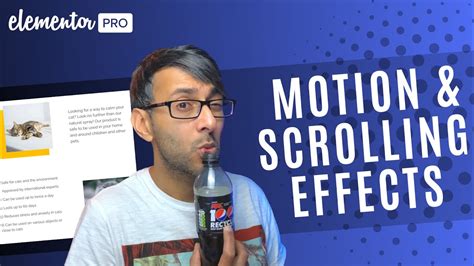 Adding Motion Effects And Scrolling Effects Elementor Wordpress Tutorial YouTube