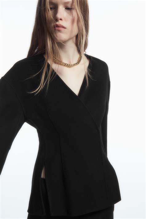 Cos 카라리스 더블 페이스 울 블레이저 페칭