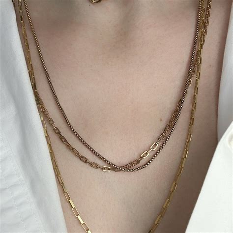 21 Angular Biker Link Chain The Piece London