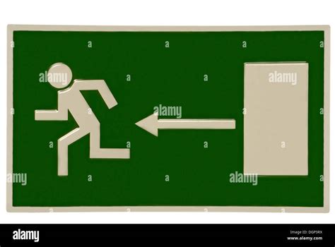 Emergency Exit Sign Stock Photo Alamy