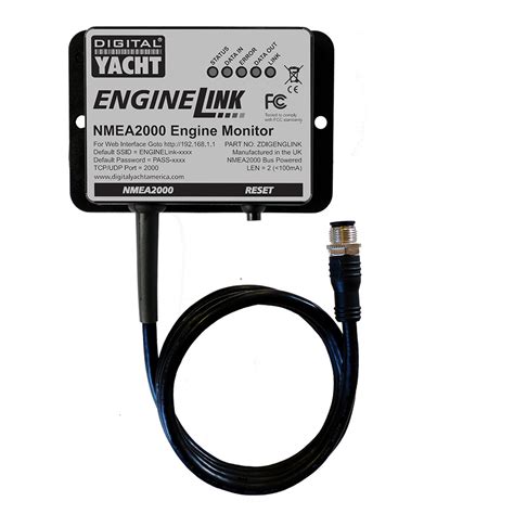 Digital Yacht Engine Link Nmea 2000 Engine Monitor