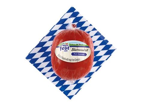 Bierwurst Pork Sausage Lidl Great Britain Specials Archive