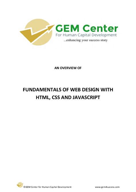 fundamentals of web development pdf 192705 web design with html css javascript 0