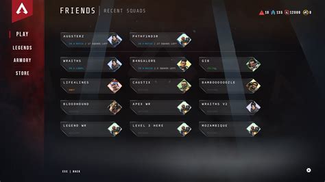 APEX LEGENDS UI REDESIGN CONCEPT Behance