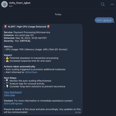 Create A Telegram Chatbot For Monitoring Alerts By Rinfly Fiverr