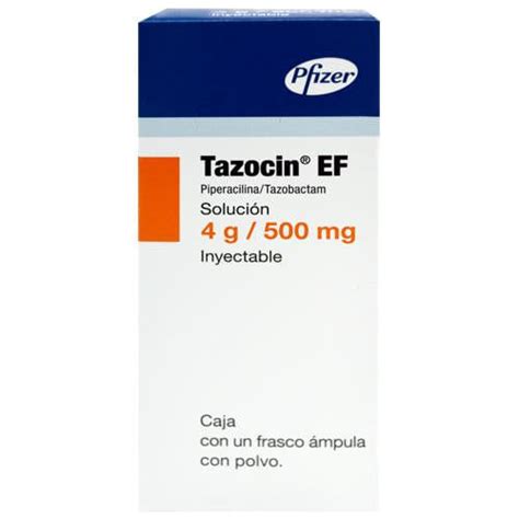 Tazocin Ef Solucion Inyectable 4 G 500 Mg 1 Ampula Farmacias Klyns