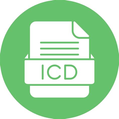 Icd File Format Vector Icon 32529284 Vector Art At Vecteezy