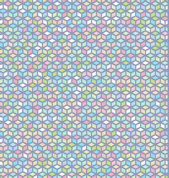 Seamless Bright Cube Pattern Royalty Free Vector Image