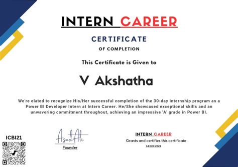 Akshatha Veeraragavan On Linkedin Powerbideveloper Interncarrer Lor