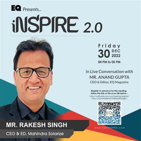 Anand Gupta On Linkedin Eq Interview Mrrakeshsingh Mahindrasolarize