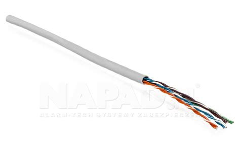 Kabel UTP 4x2x0.5 cat.5e nieekranowany • do wewnątrz