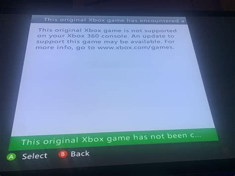 Cannot Play Backwards Compatible Og Xbox Games On 360 Or Connectupdate