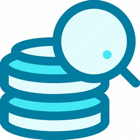 Data Search Magnifier Find Database Server Manage Icon Download On Iconfinder
